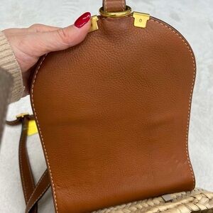 Bags | Chloe Marcie Raffia Rattan Shoulder Crossbody Bag Small Size ...